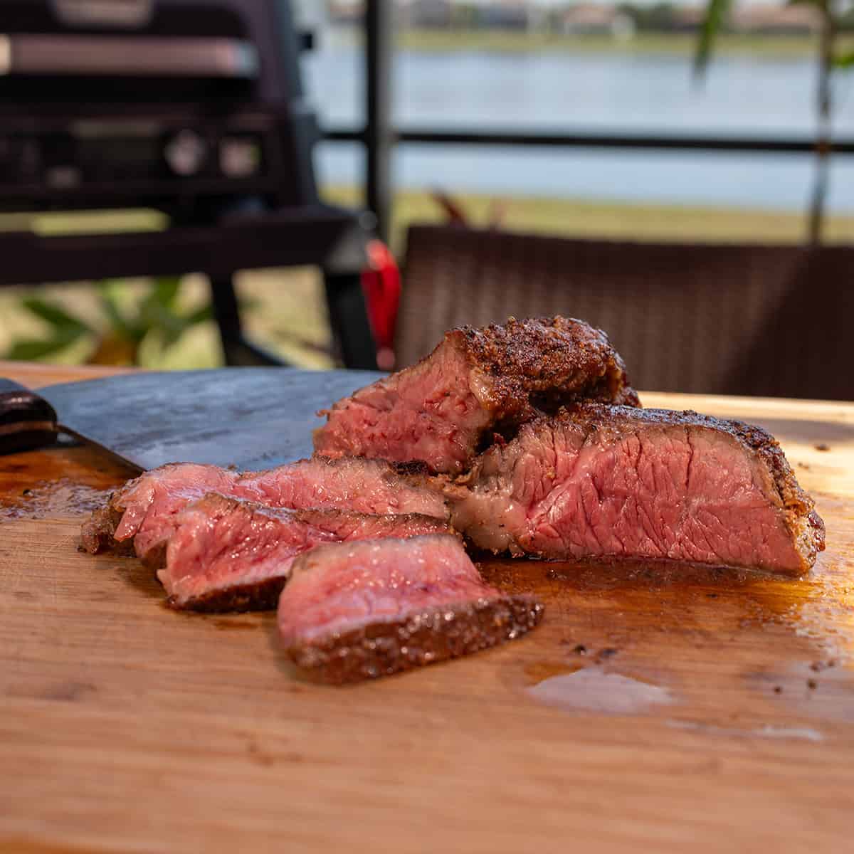 Smoked Chuck Steak on the Ninja Woodfire Grill - Dad Got This