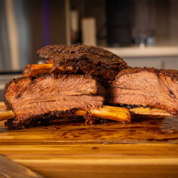 Woodfire Smoked Beef Dino Ribs - Dad Got This
