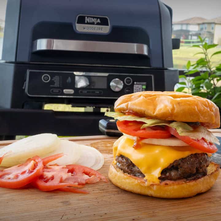 Woodfire Smoked Thick Burger - Dad Got This