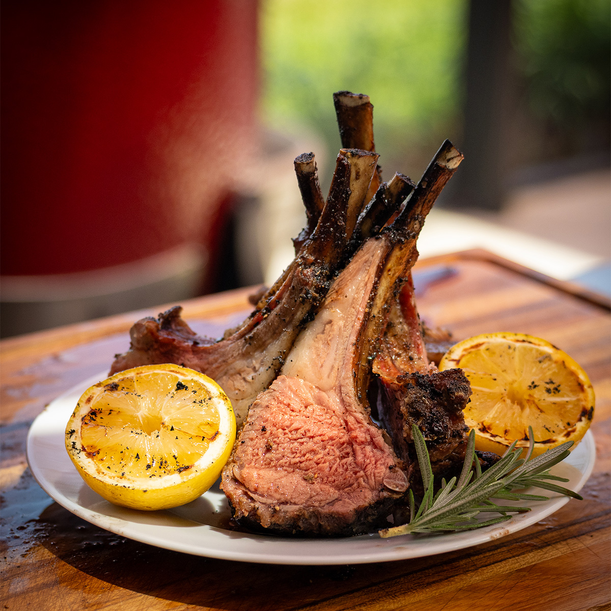 Kamado Joe Grilled Rack of Lamb - Dad Got This