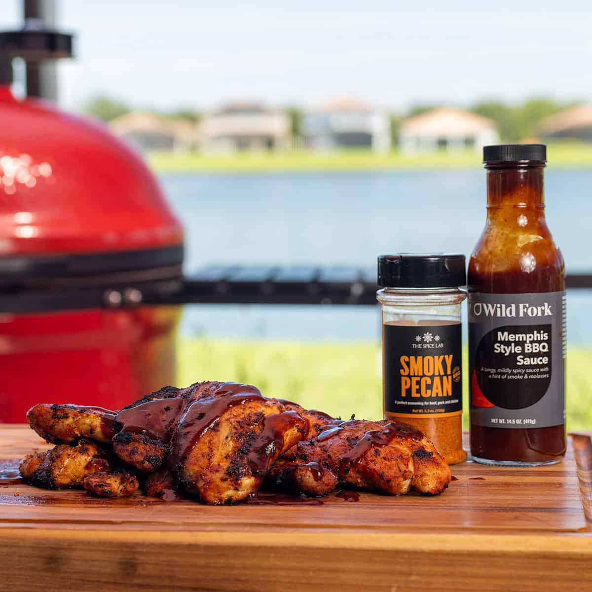Wild Fork Foods Smoky Pecan BBQ Chicken Thighs - Dad Got This